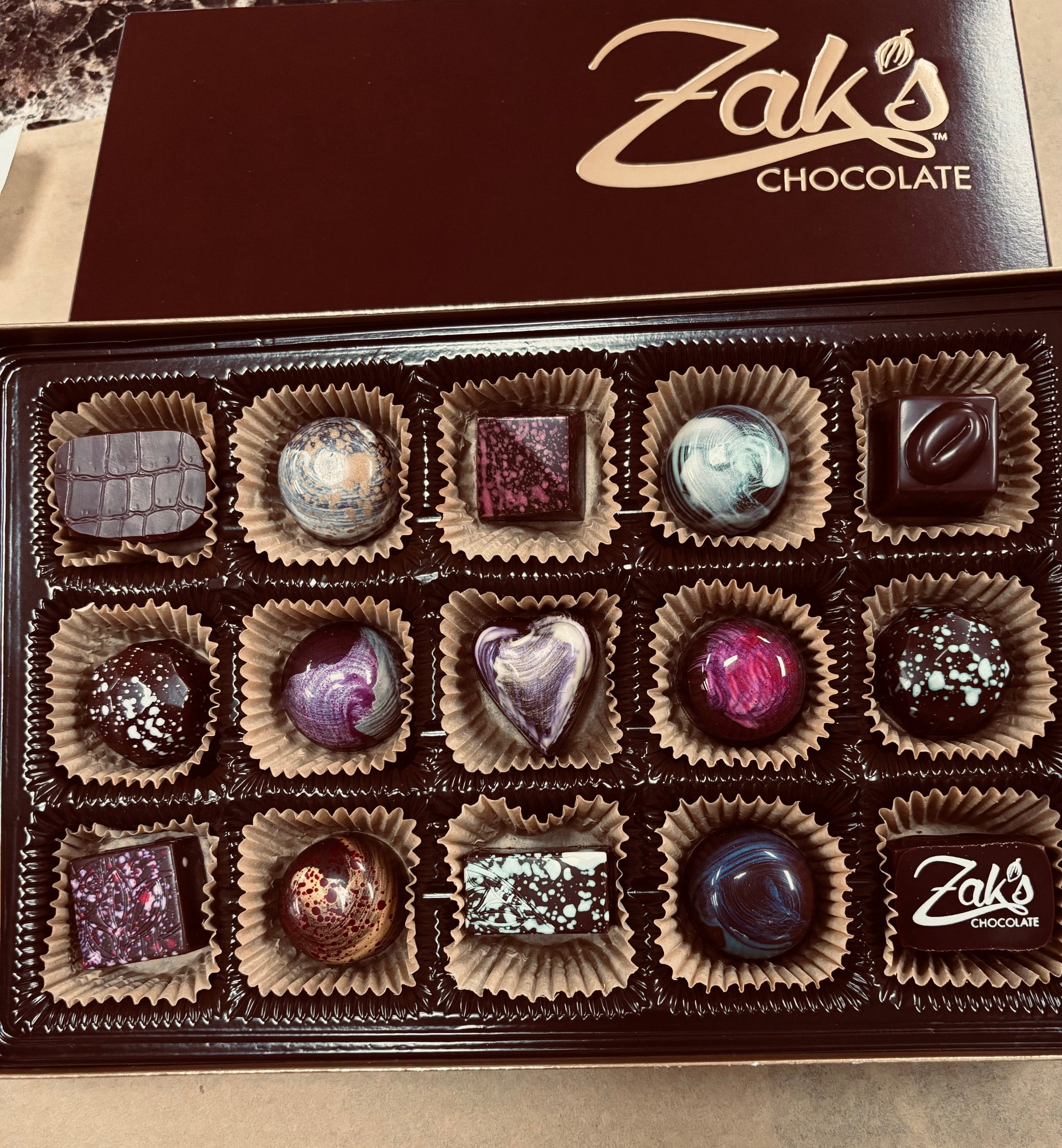 15 Piece Assortment | Zak's Chocolate Online Store